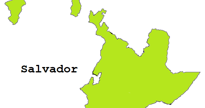 Blog de Geografia: Mapa de Salvador, Bahia