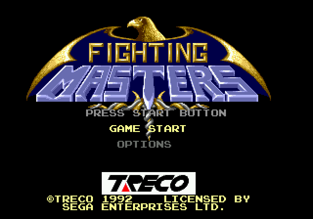 VGJUNK: FIGHTING MASTERS (GENESIS / MEGADRIVE)