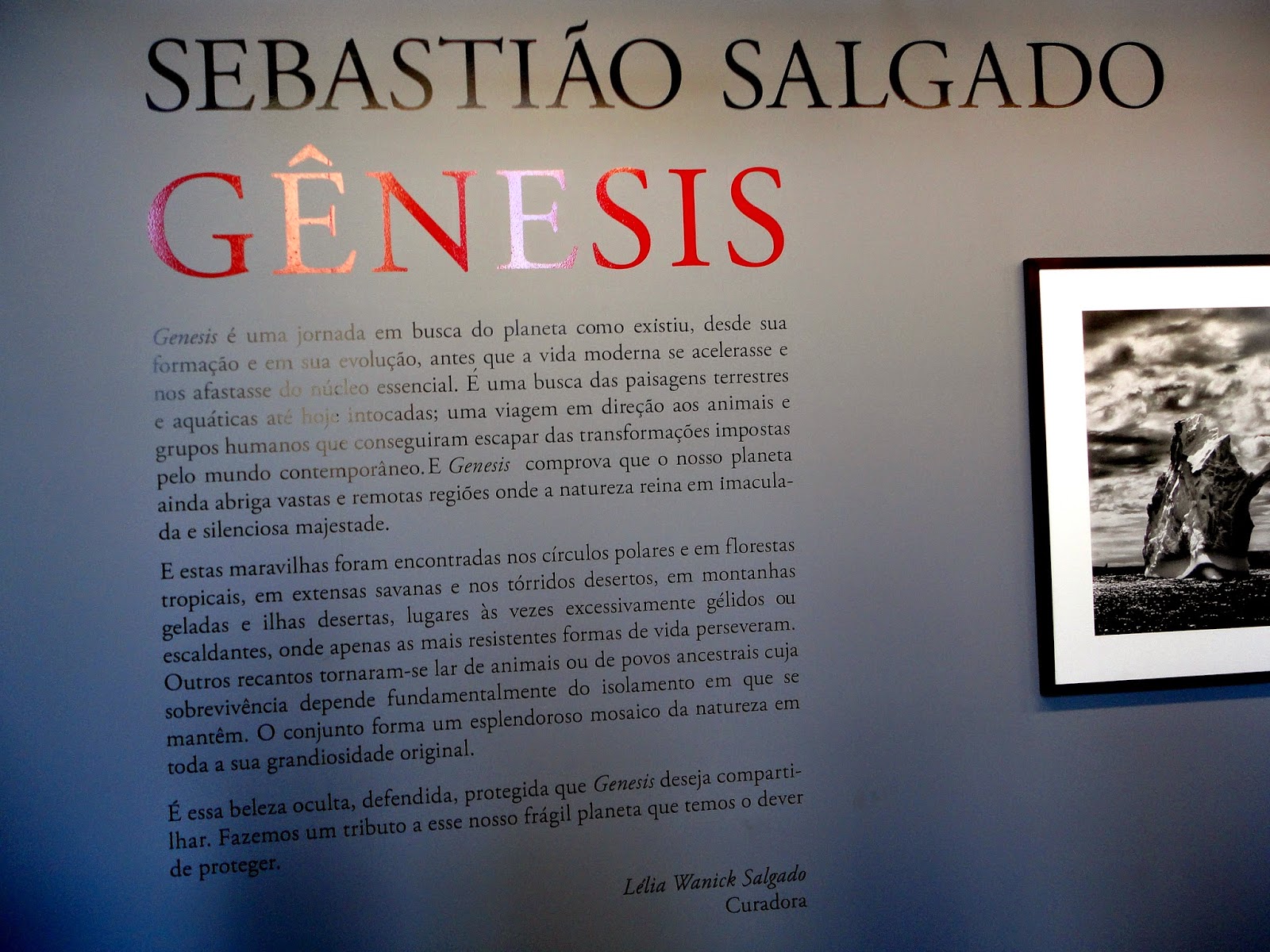 Exposição Gênesis em Porto Alegre