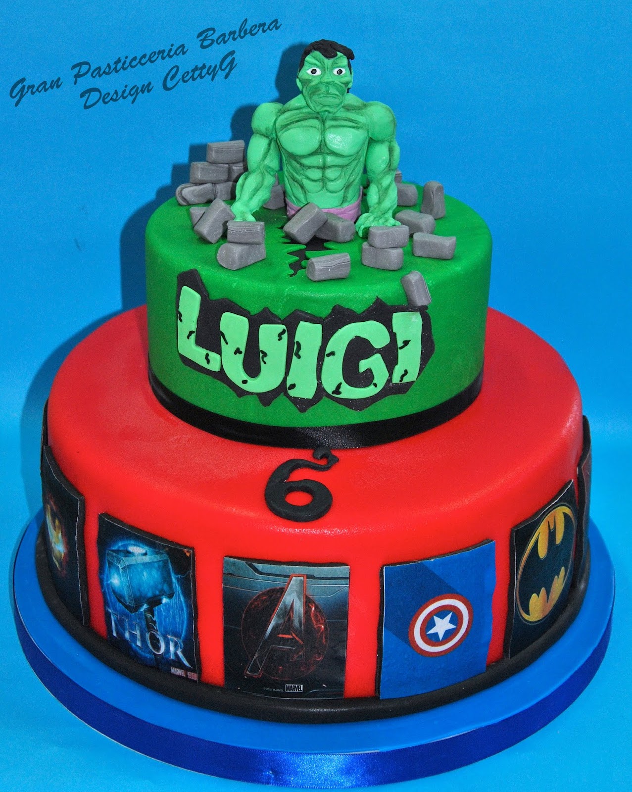 Hulk cake ...