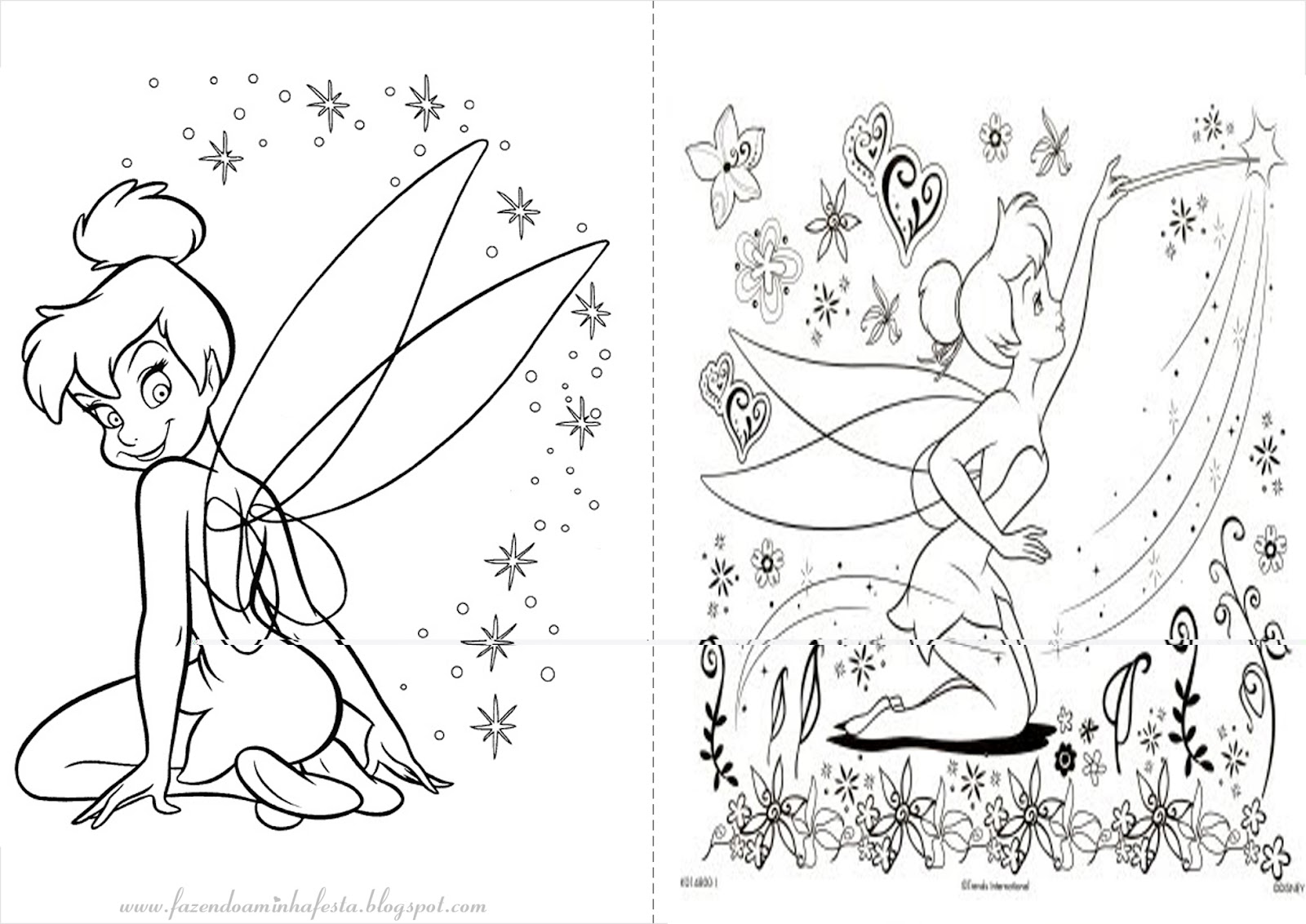 Sininho - Livrinho para Colorir! Agora os livrinhos para colorir e de ...