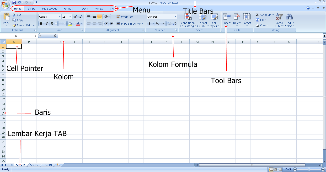 Pengertian Program Excel untuk Perkenalan | Belajar Sendiri