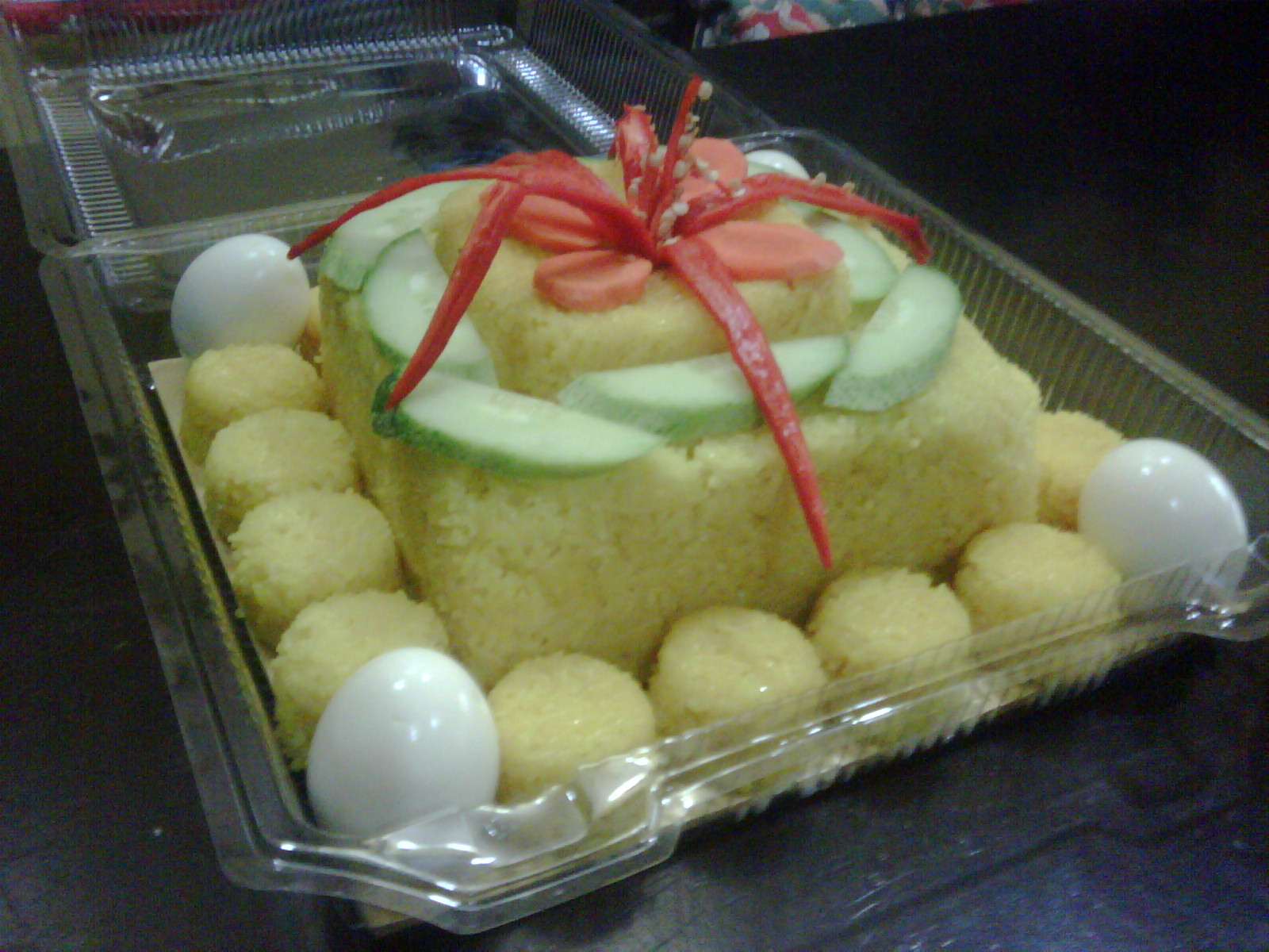 Dari Dapur Fyza: pulut kuning ganti kek???