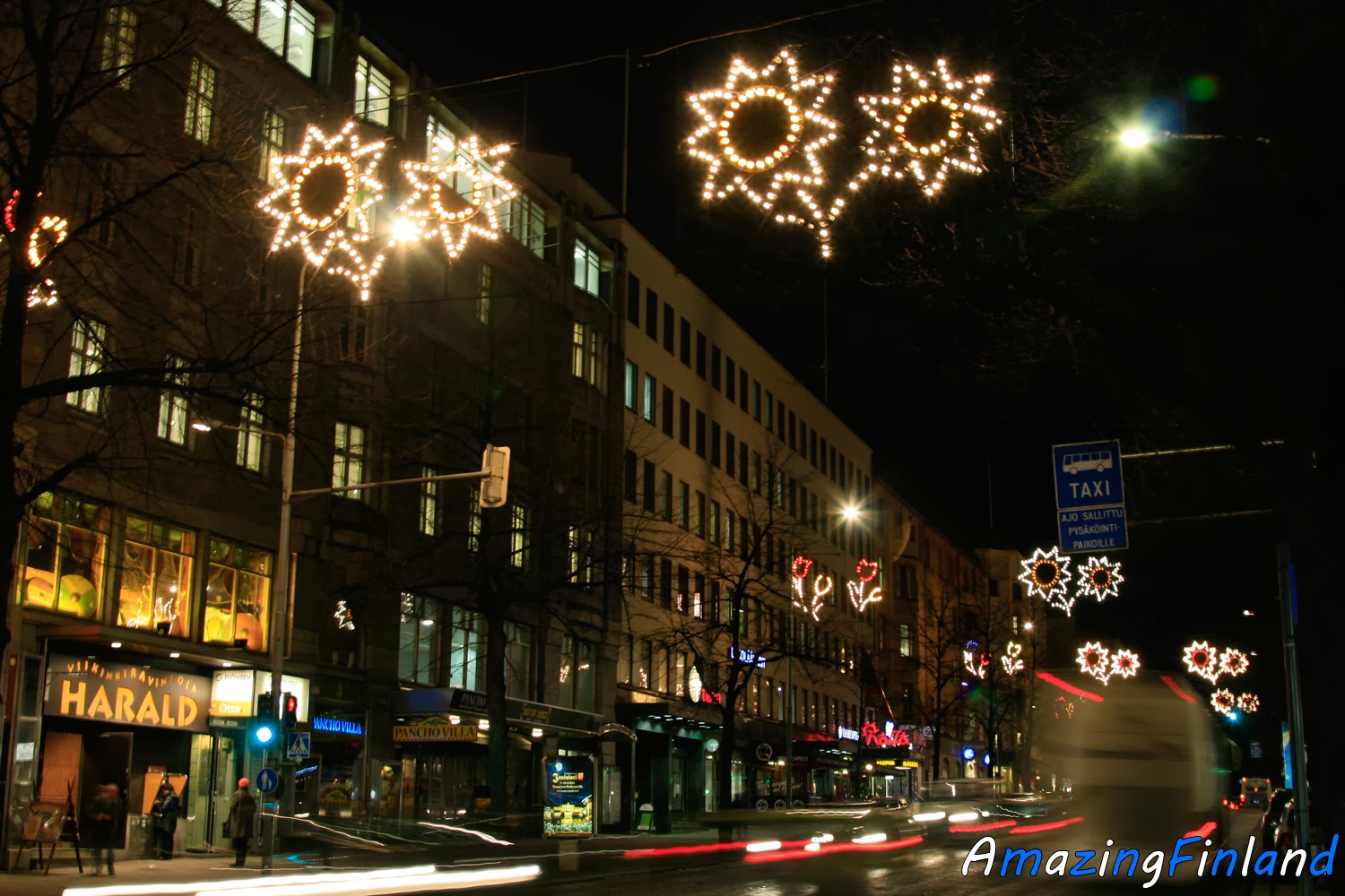 Amazing Finland: Beautiful illuminations in the dark nights of Tampere