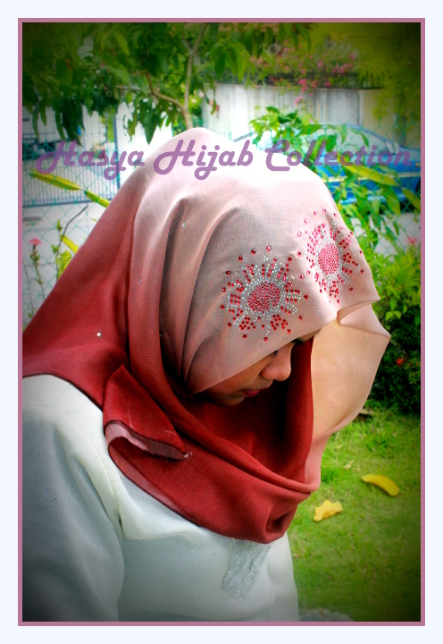 Hasya Hijab Collection: Shameena Design (Tudung Bawal Manik)