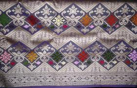 The natural feel patterns of 'Bali Endek' crafts