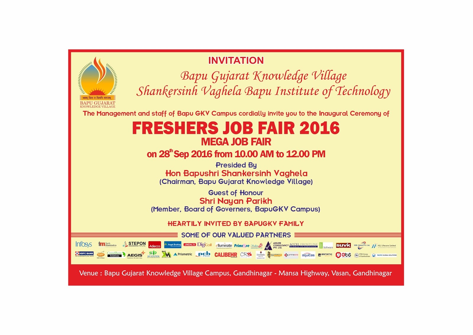 Placement Notice Board, Government Engineering College, Bharuch ...