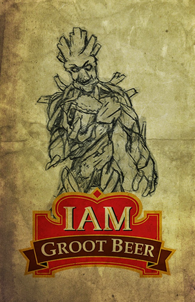 Dave Song's Illustrations: I AM GROOT BEER!