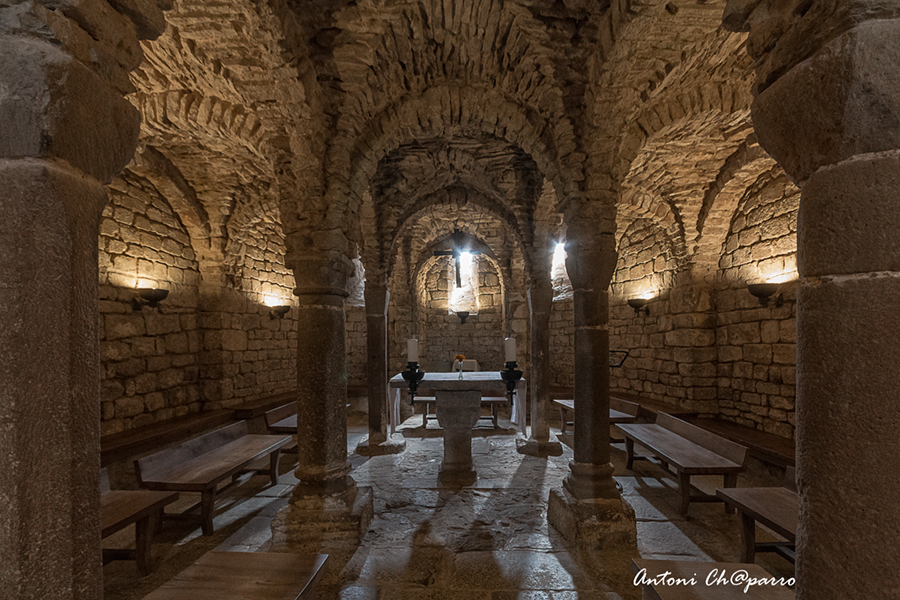 Solsones en Imagenes: Cripta de Sant Esteve d' Olius (Solsonés). Cripta ...