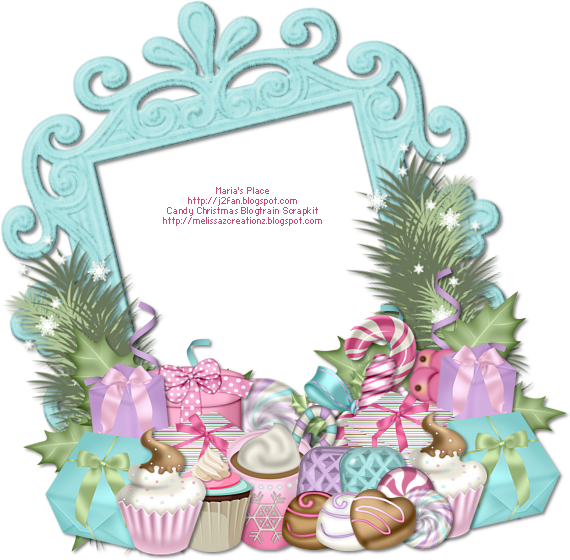 Graphic Groupies: Candy Christmas Cluster Frames