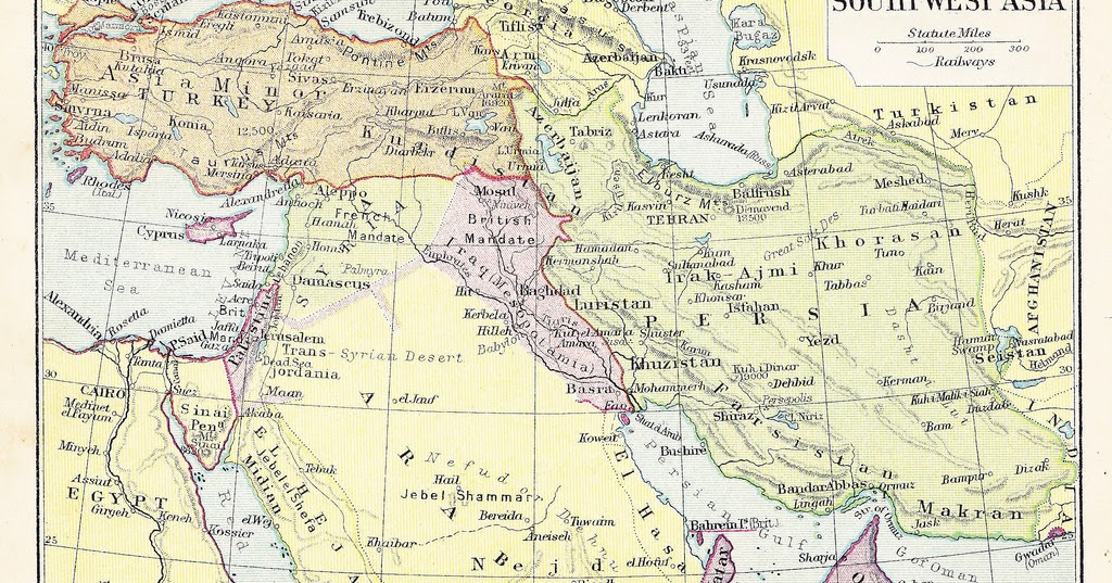 Daftar Nama Negara di Asia Barat Beserta Ibukotanya