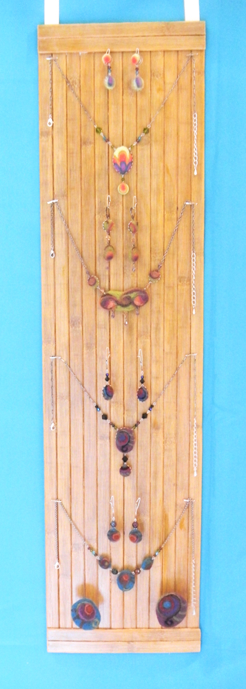 Zazzy Peacock Blog: Upcycled Bamboo Jewelry Displays -- Part 2 of ...