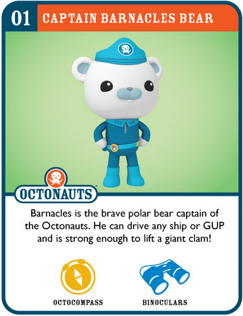 Jovial Spondoodles: Octonauts Octo Crew Cards