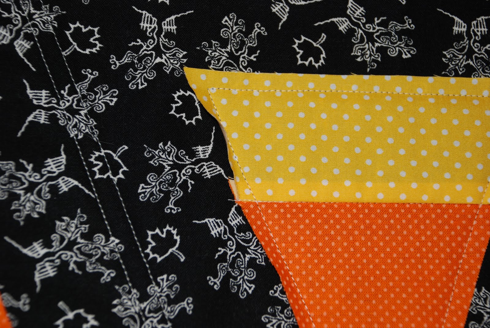 Spun Sugar Quilts: FREE Halloween Candy Corn Runner Pattern using the ...