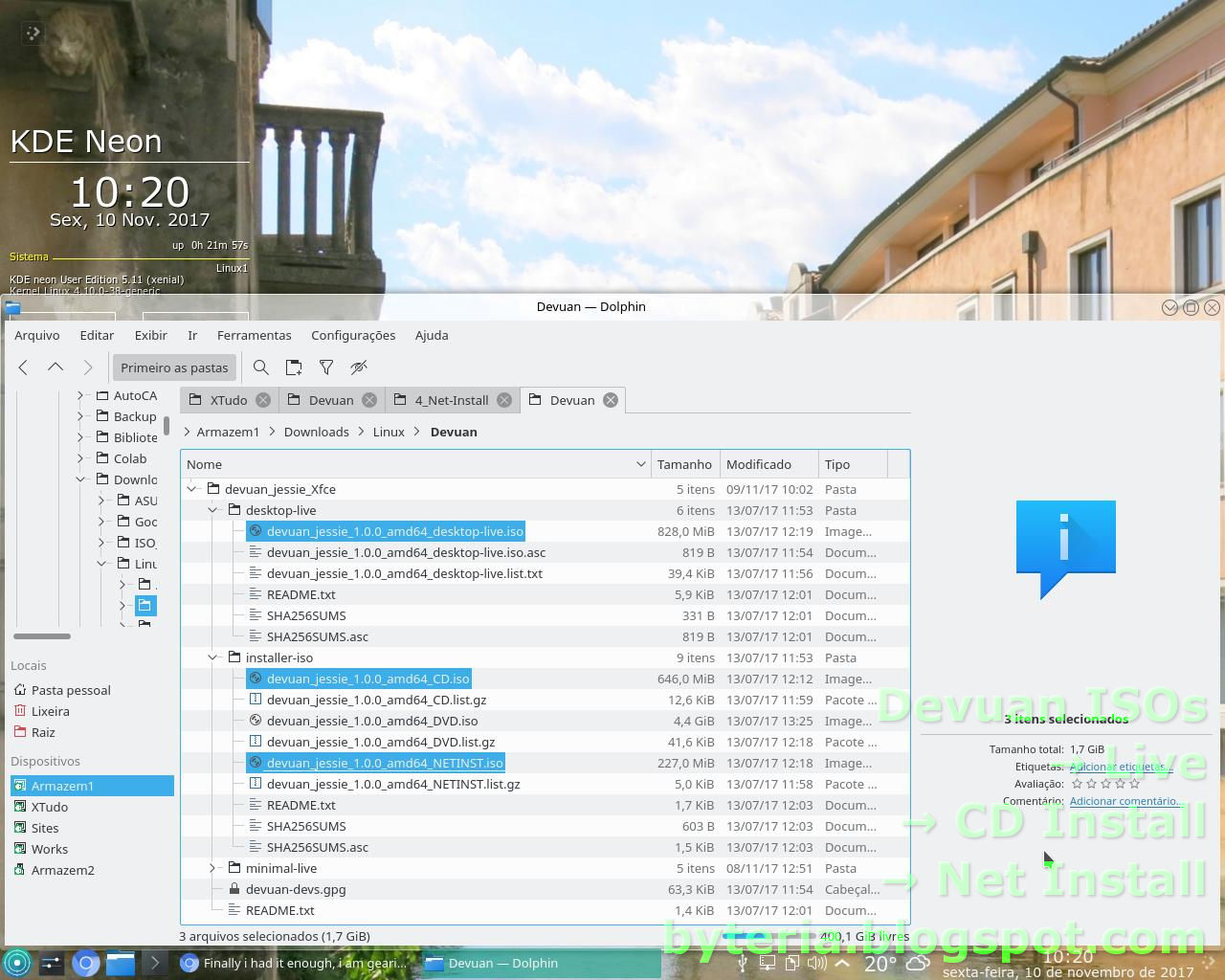 Byteria: Devuan Xfce e MATE - instalação e configuração