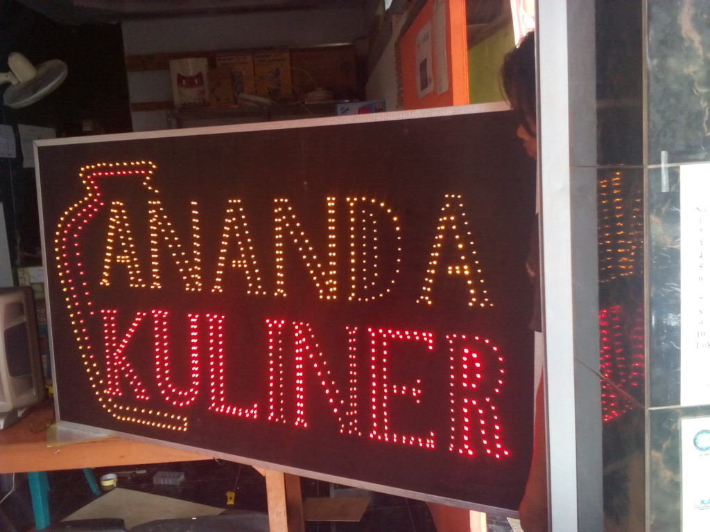 JUAL PAPAN NAMA TULISAN LAMPU LED SIGN: Papan Tulisan lampu led sign ...