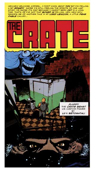 Betomatali 1/6 sculpt and paint works: Creepshow Flufy the crate beast ...