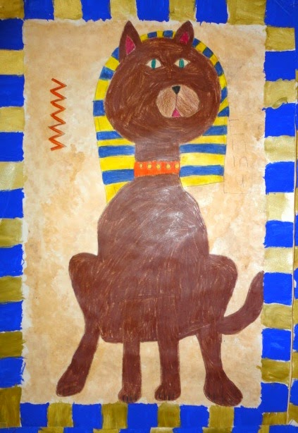 Thomas Elementary Art: 2nd Grade Egyptian Cats & Dogs