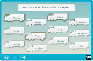 Blog de Cuarto de Primaria : VARIOS JUEGOS PARA PRACTICAR NOMBRES ...