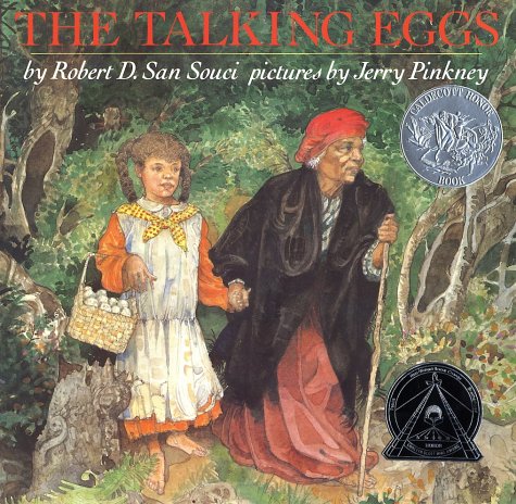 Librarial Pursuits: The Talking Eggs by Robert San Souci, illustrated ...