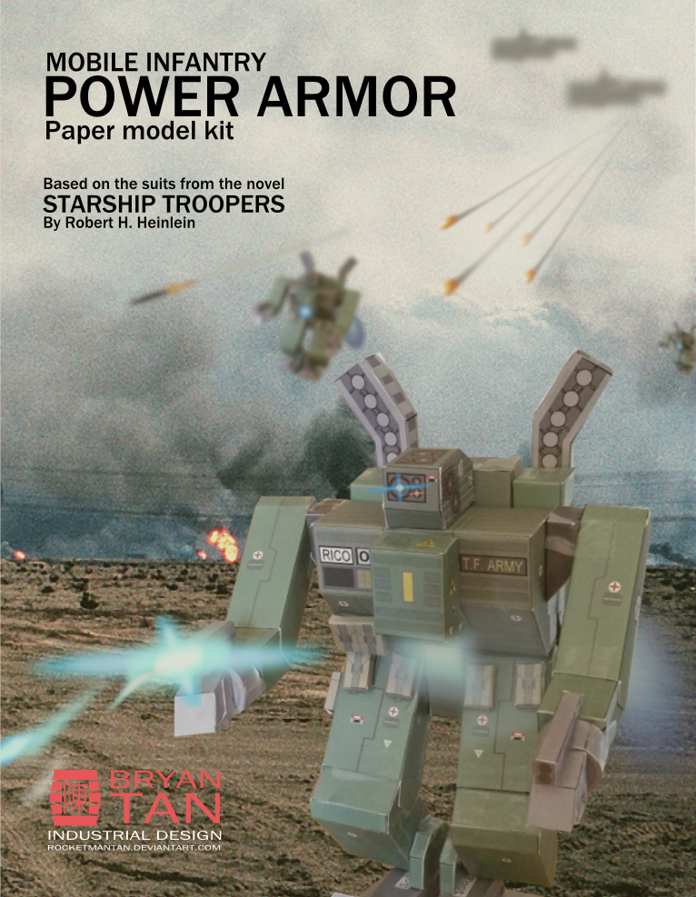 Starship Troopers Power Armor Papercraft | Papercraft Paradise ...