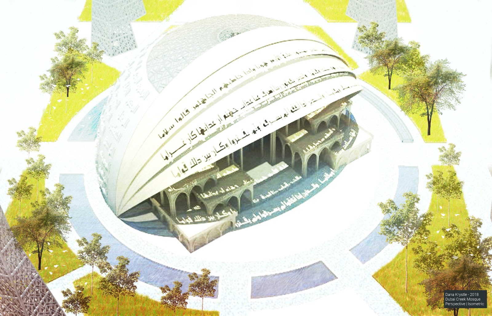 Dubai Creek Mosque | Design Competition Entry | Dana Krystle's online ...