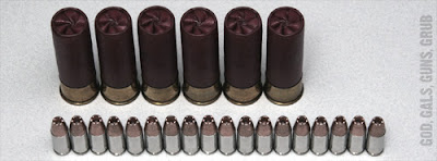 God, Gals, Guns, Grub: Bring enough gun... for you.