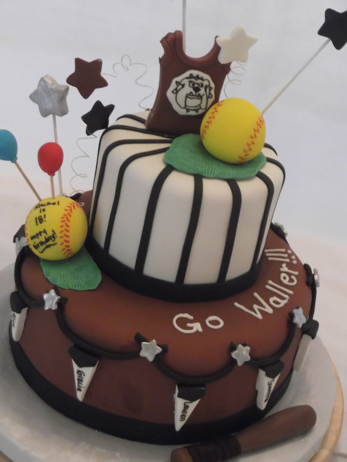 Cakes by Linsay: High School Girls Softball Team Cake
