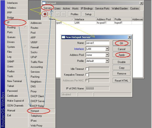 Learning Mikrotik 5th: Setup Configuration HotSpot