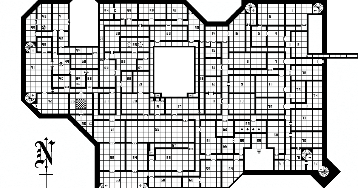 Castle Triskelion: Inner Ward Second Floor