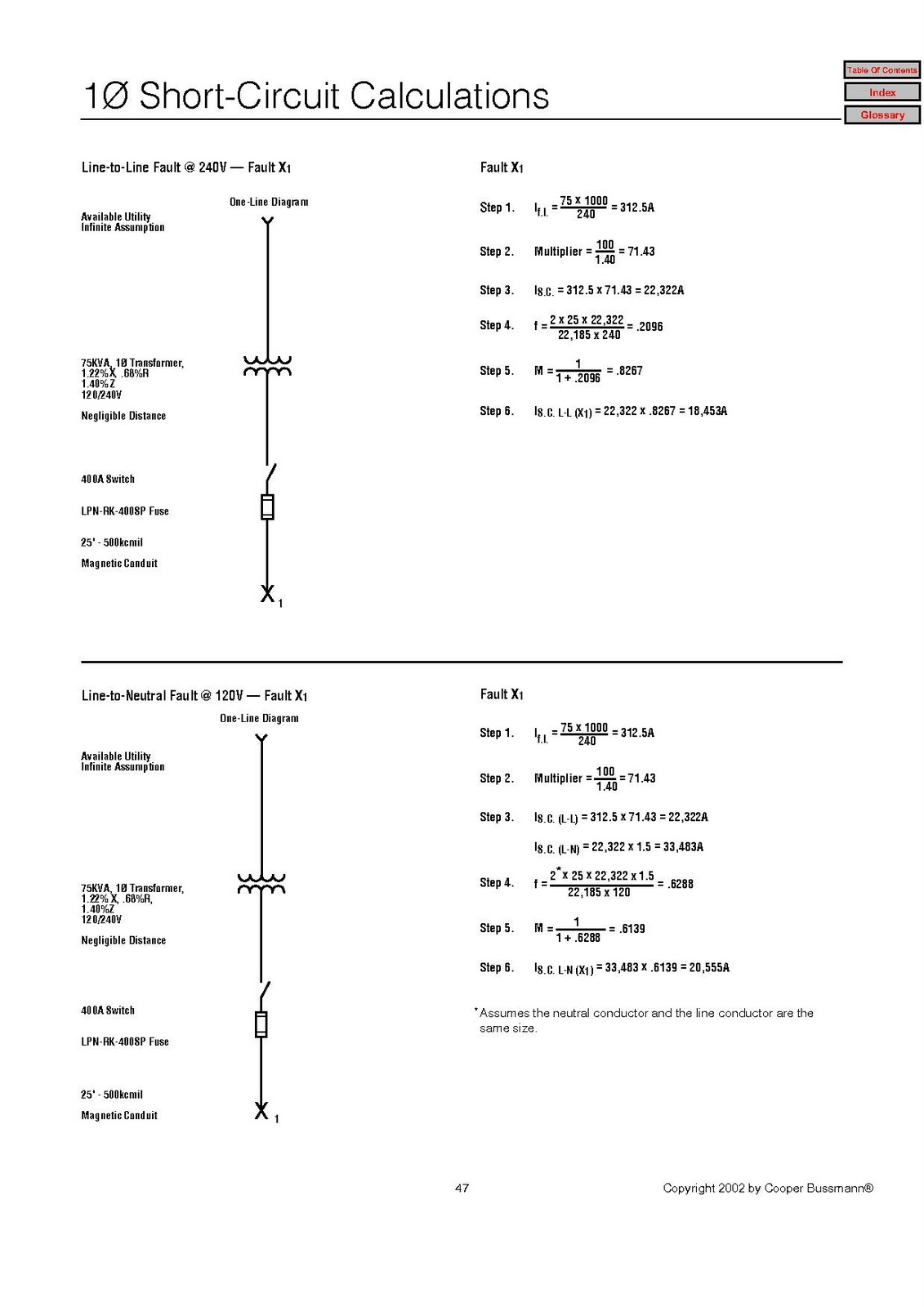 Electrical Forum: Short Circuit Formula - Manual Method Infinite Bus