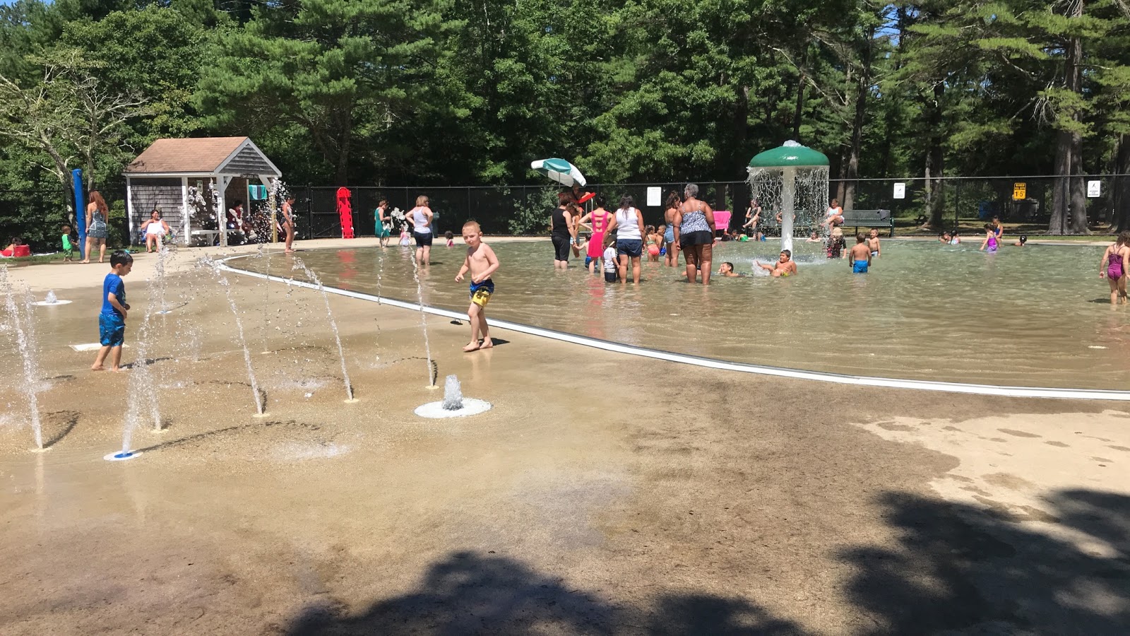 Freetown state park splash pad and wading pool