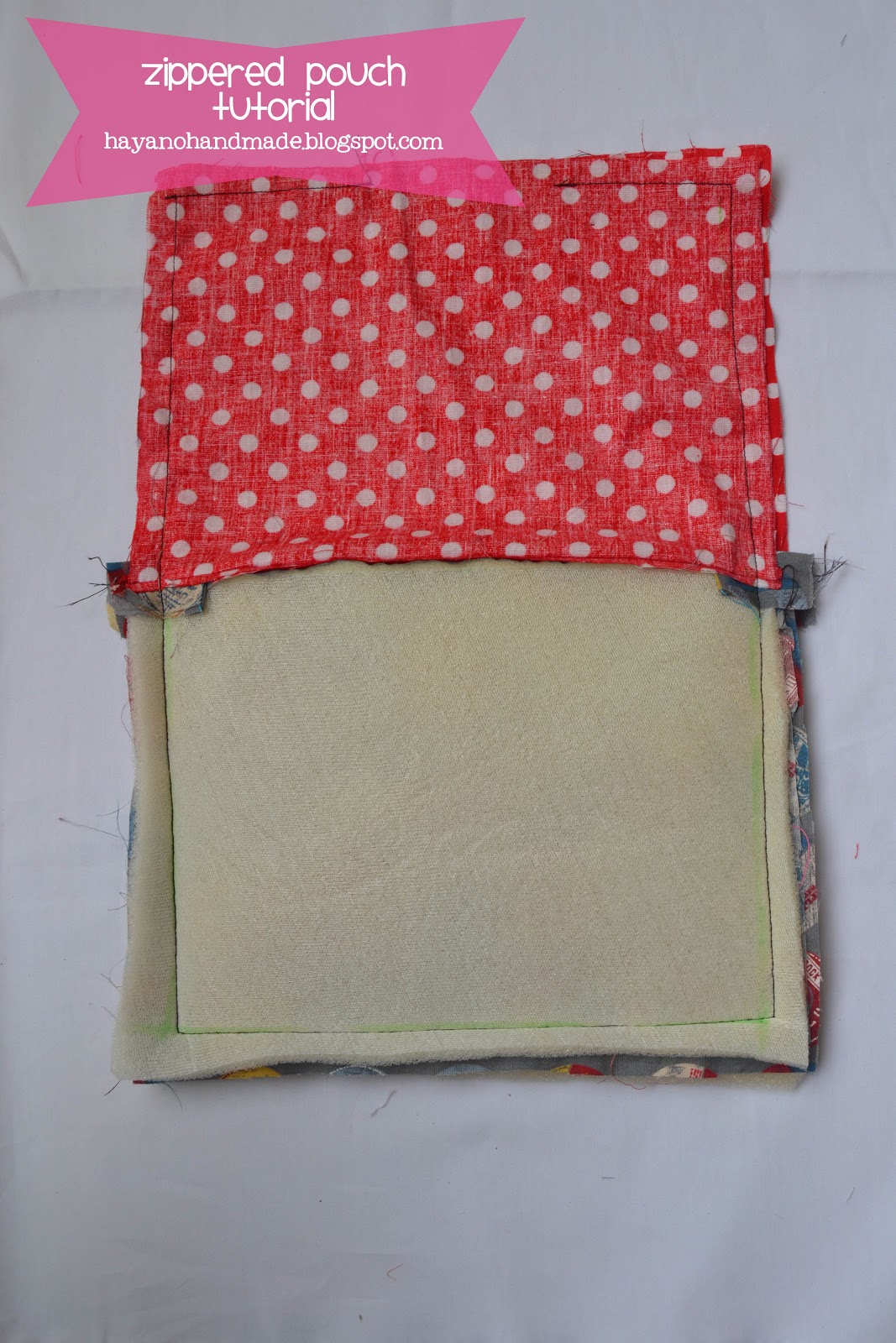 hayano handmade: tutorial: how to sew a zippered pouch