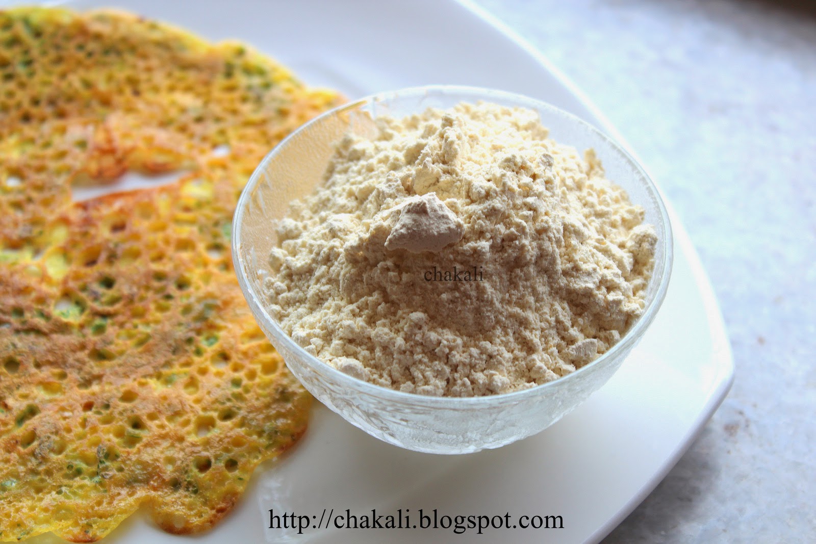 Ghavanache Pith | चकली