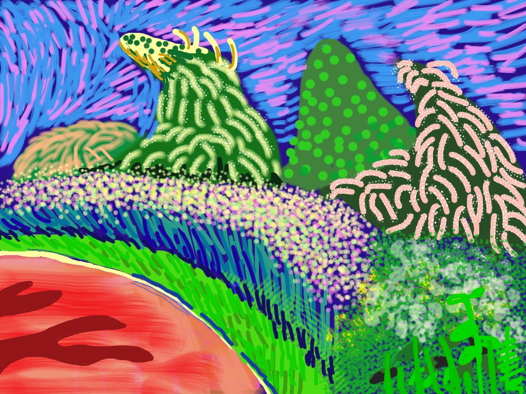 Helen's Painting OCA Blog: Hockney Exhibition Visit