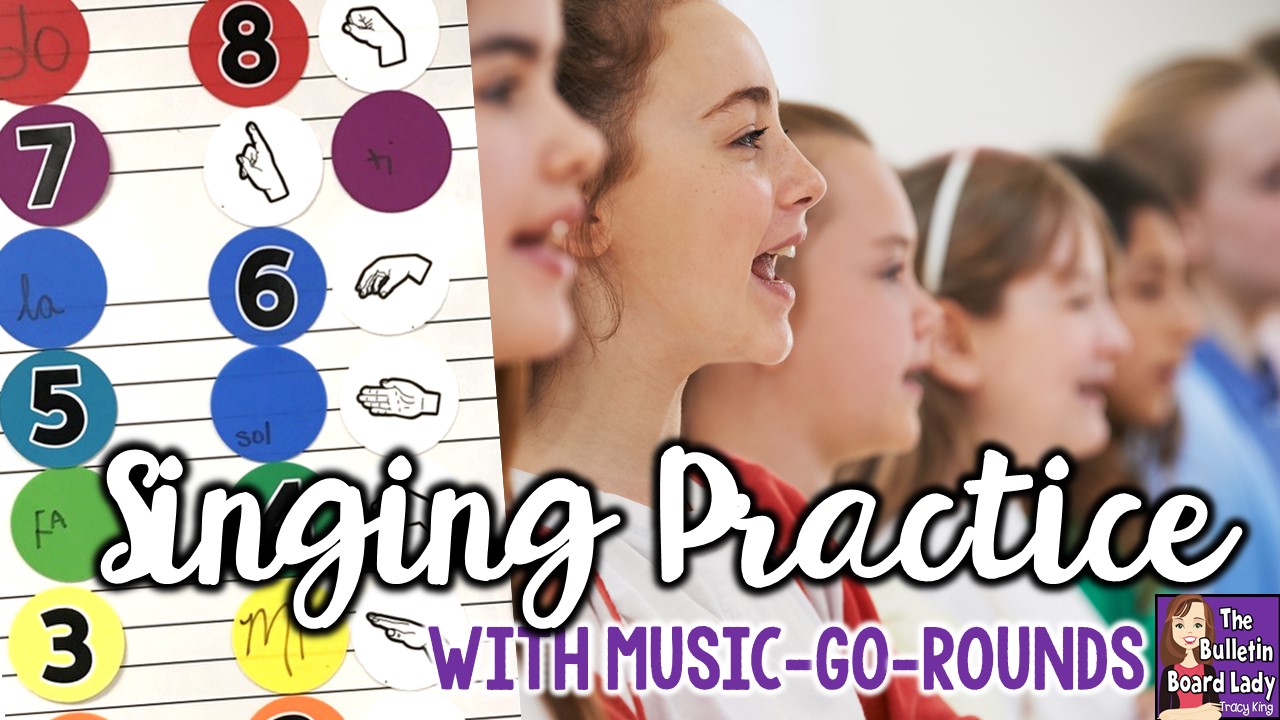 Mrs. King's Music Class: Singing Practice with Music-Go-Rounds