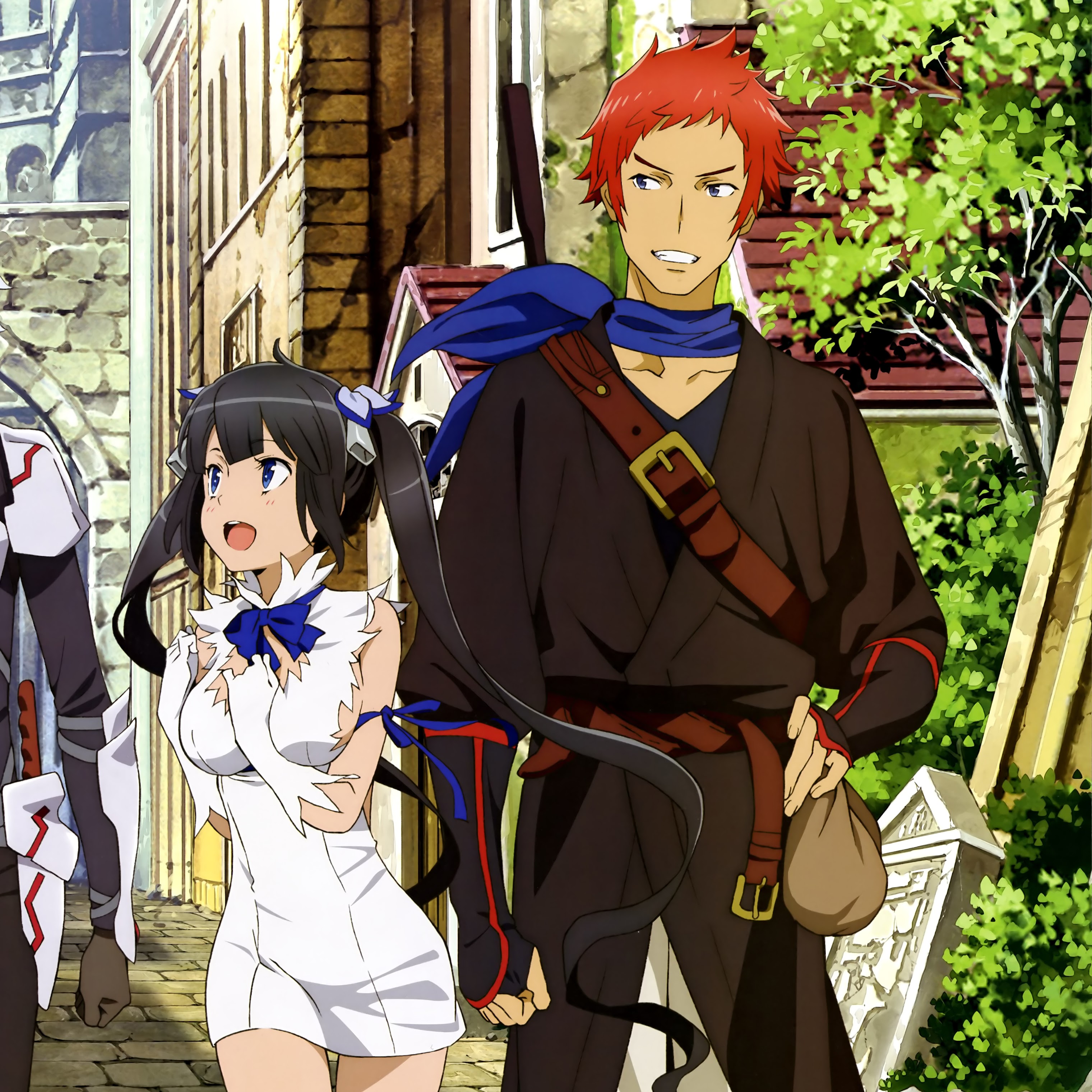 Danmachi Hestia Bell Lili Welf 8k 37 Wallpaper Pc Desktop