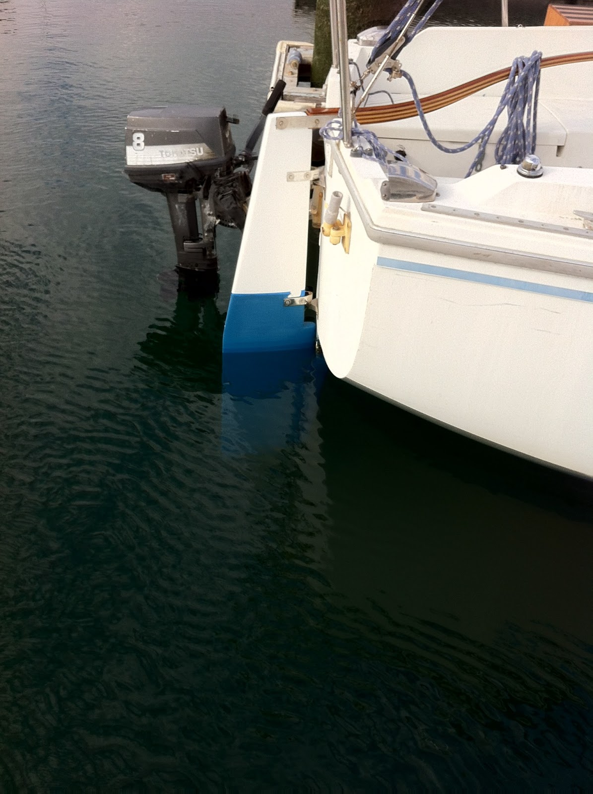 Catalina 25 Sailboat Refit: Broken Rudder