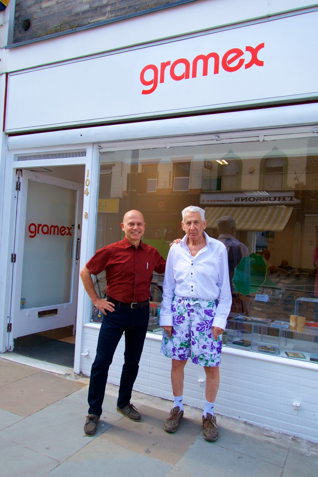 Marco Carnovale: Gramex, Rogers Hewland's shop of records and CDs in London