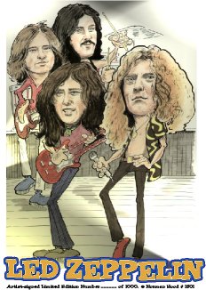 THE CARTOONSTORE: LED ZEPPELIN CARTOON