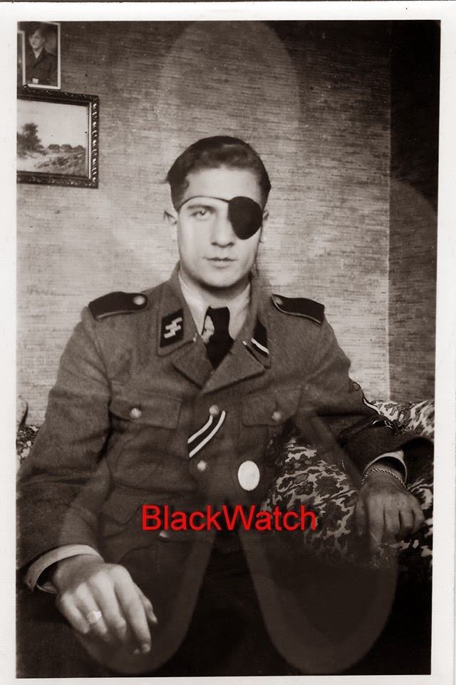 NAZI JERMAN: Foto Tokoh Third Reich Yang Memakai Augenklappe (Penutup Mata)