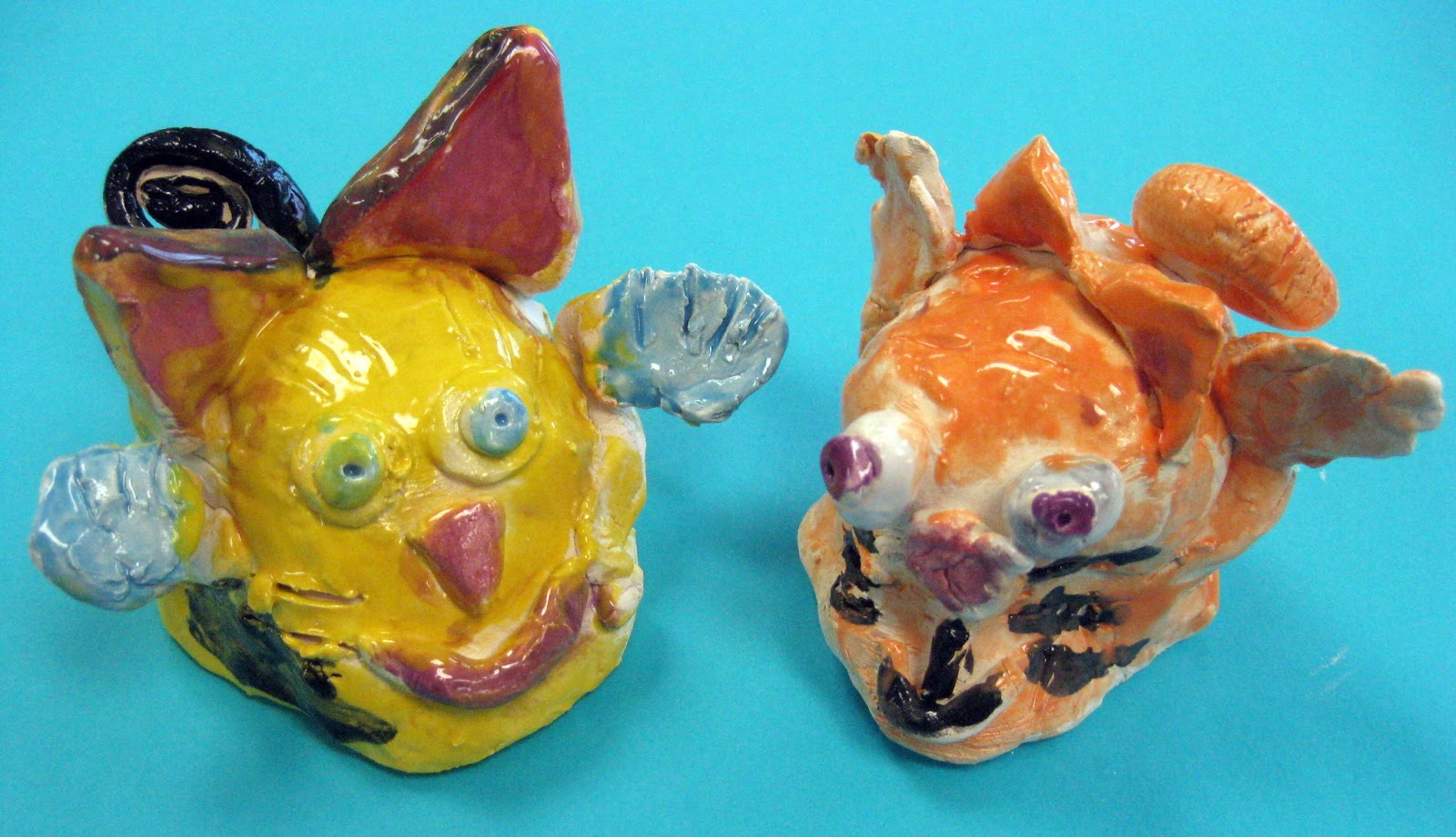 Cassie Stephens: In the Art Room: Pinch Pot Pets