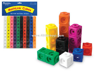 Learning Resources Mathlink Cubes-100 - 4littleboyz test