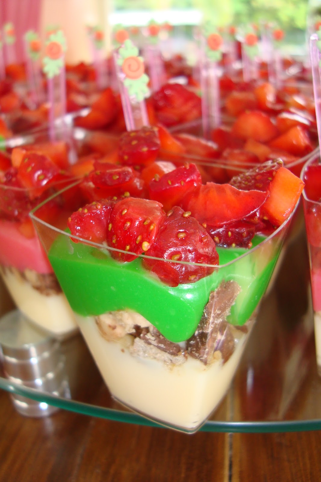 Chantilli doces: Verrines - Doces de colher