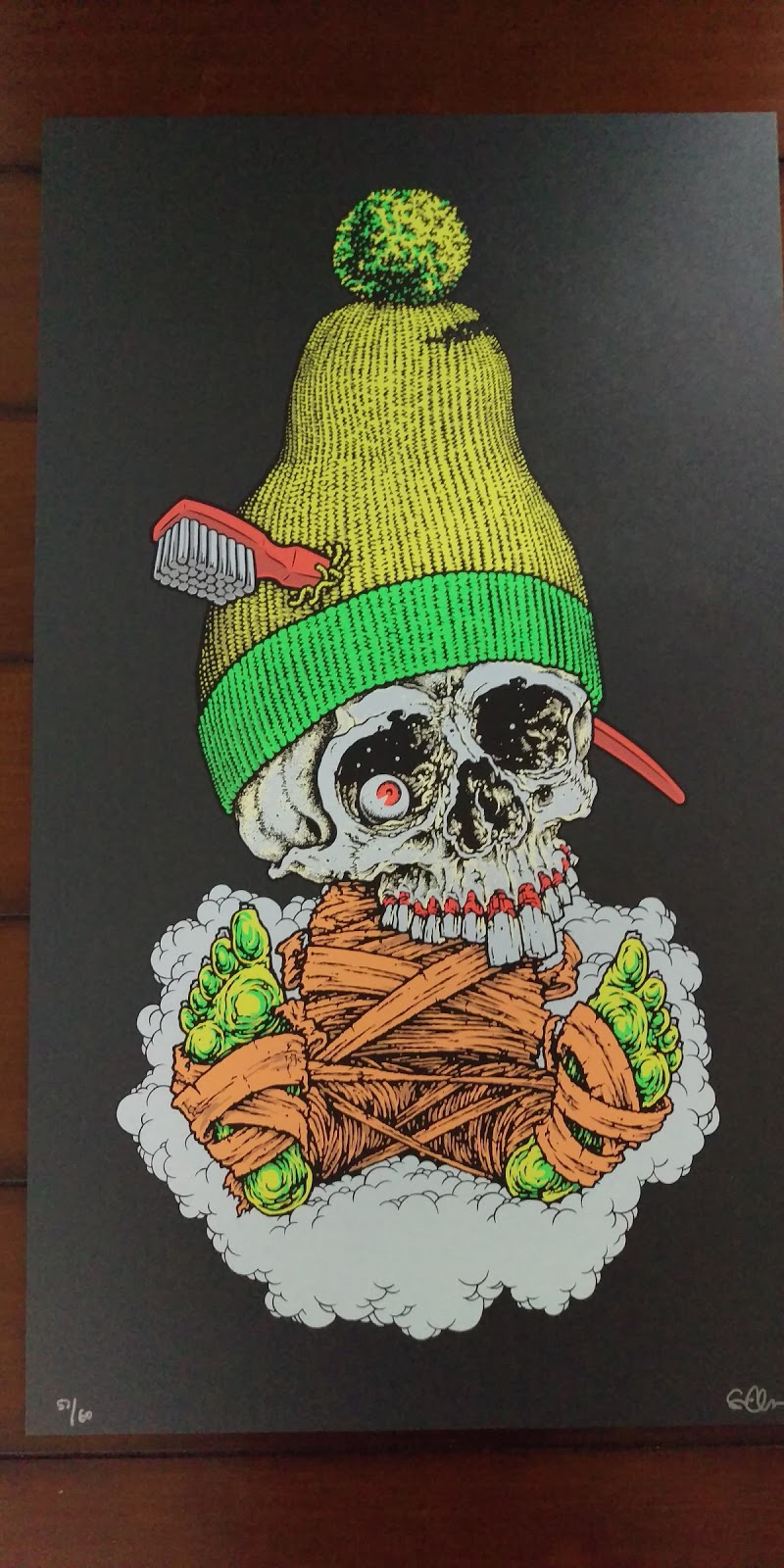 INSIDE THE ROCK POSTER FRAME BLOG: Sean Cliver 101 Print Metallic Black ...