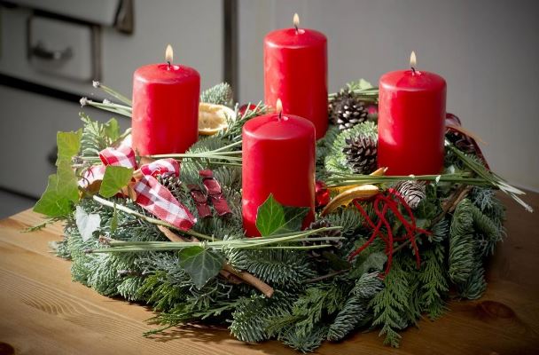 Aprende cómo hacer lindas coronas de adviento para navidad ~ Haz ...