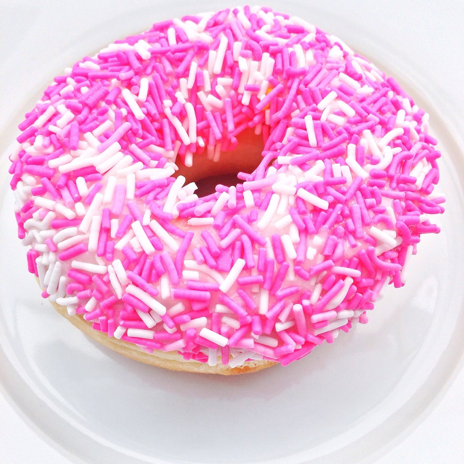 Valentine's Day isn't complete without a pink & white sprinkle Tim ...