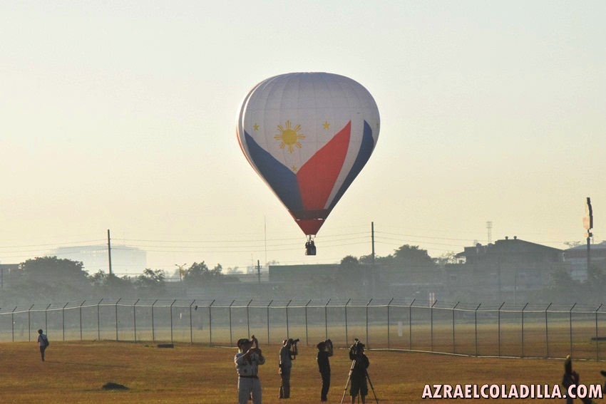 The flight of colorful balloons at 20th Philippine-International Hot ...