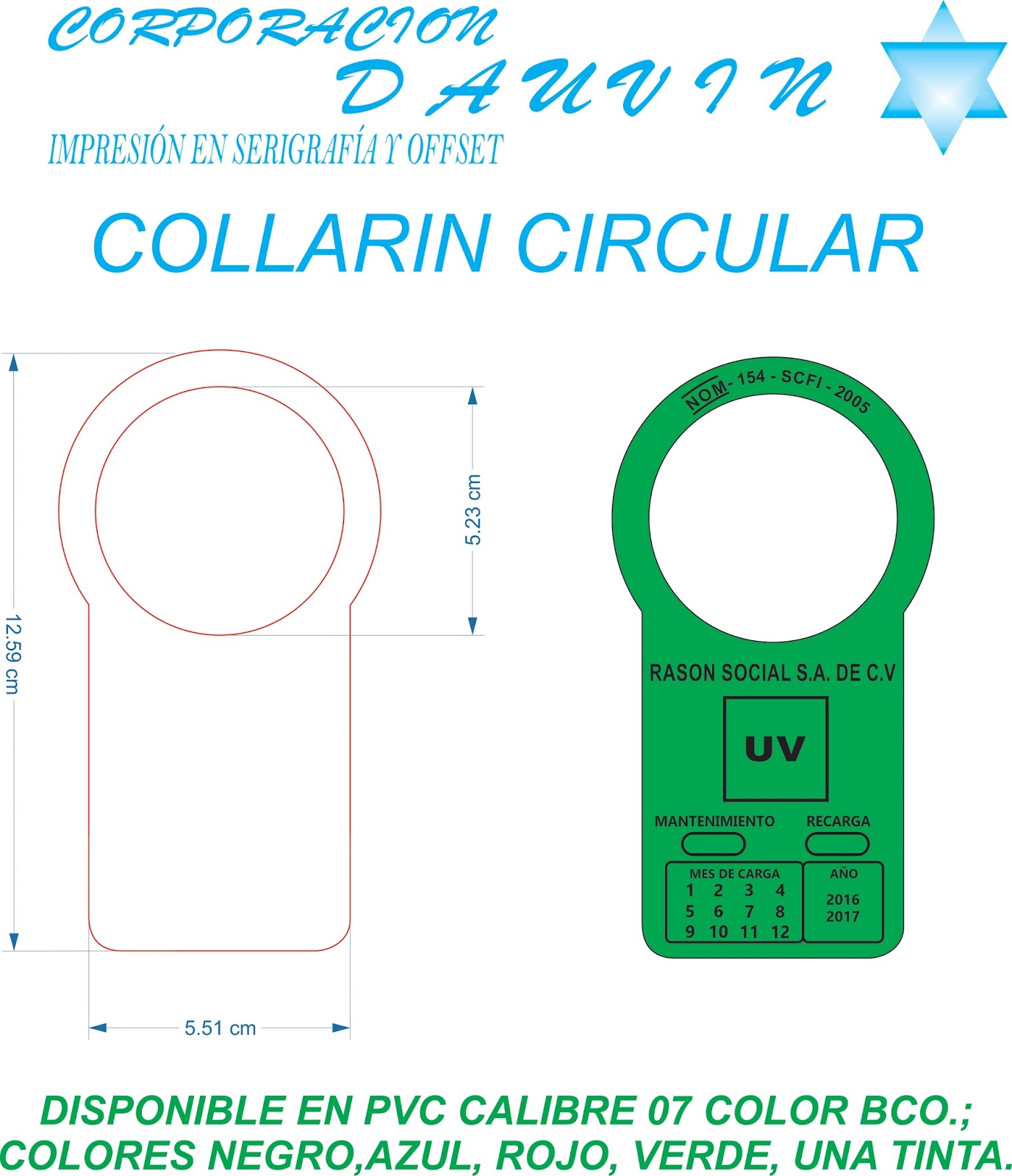 CORPORACIÓN DAUVIN : COLLARINES