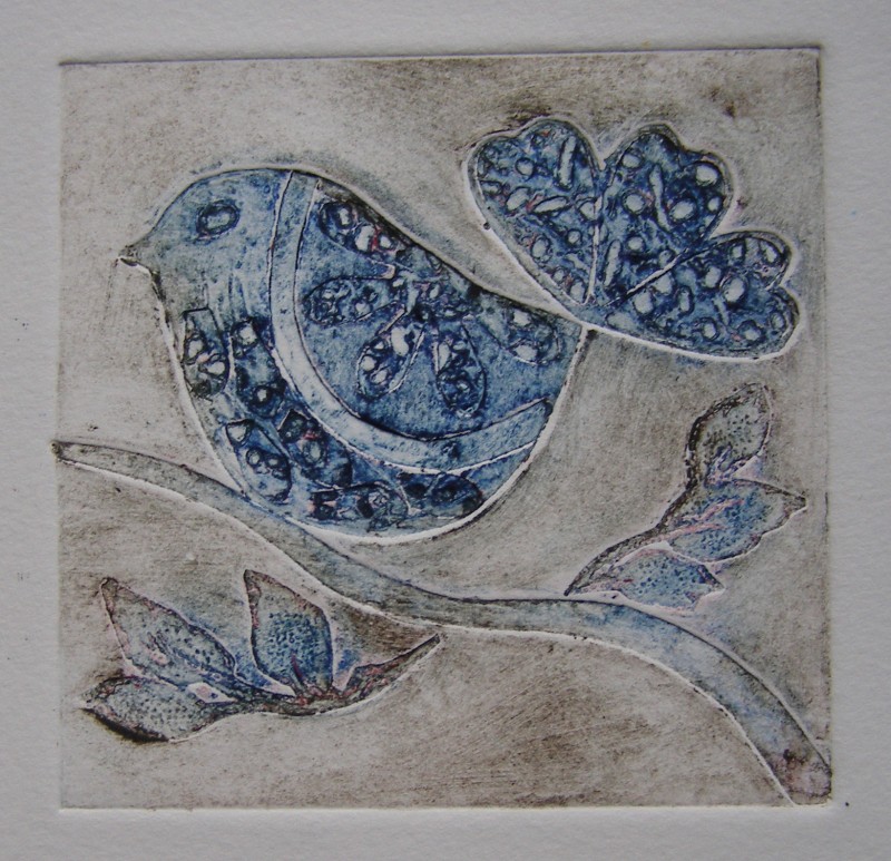 Fan My Flame: Collagraph Prints